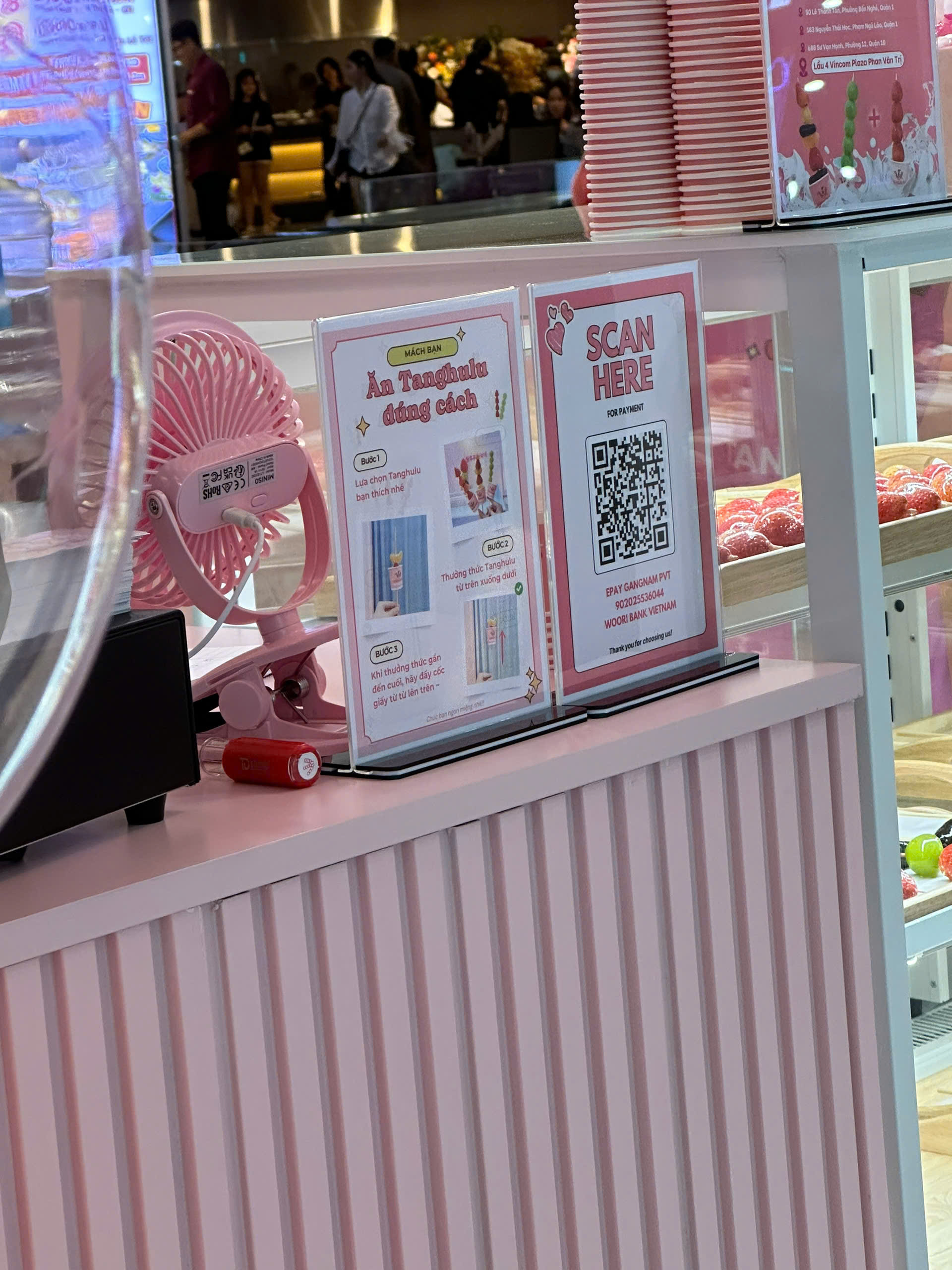 Standee để bàn mica A5